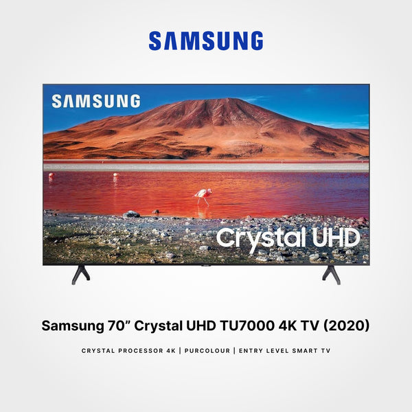 Samsung 70"/75" Crystal UHD TU7000 4K Smart TV (2020) – Futurestore