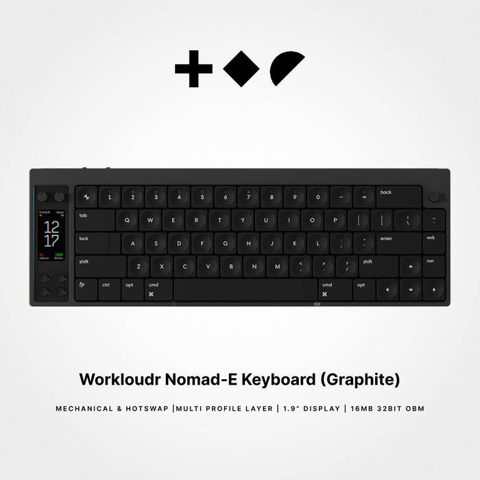 Workloudr Nomad [E] Keyboard (ANSI Layout) – Futurestore